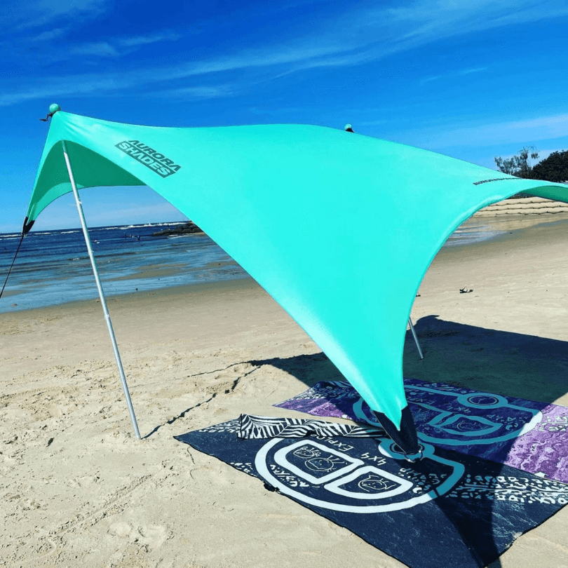 Aurora Beach Shade (MED) | The Lightweight, Sun-Safe Beach Canopy ...